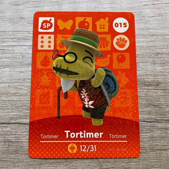 Nintendo | Other | Genuine Animal Crossing Amiibo Card Tortimer | Poshmark